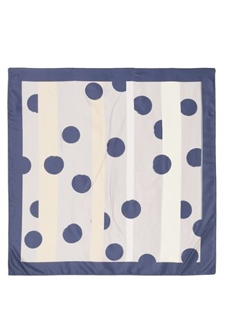 Beymen Kadın Colorblocked Puantiyeli 9 cm Eşarp EU