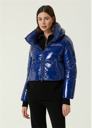 Herno Kadın Mavi Dik Yaka Puff Mont 44 IT Herno Kadın Mavi Dik Yaka Puff Mont 44 IT