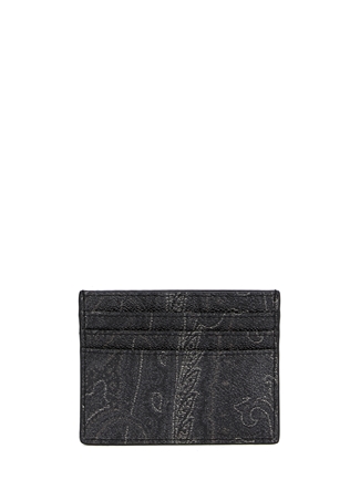 Etro Erkek Siyah Etnik Desenli Kartlık EU