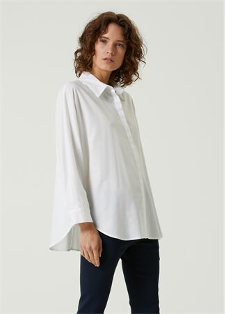 Beymen Club Kadın Beyaz Klasik Gömlek L EU