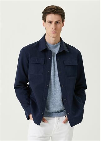 Maurizio Baldassari Erkek Diş Gömlek Lacivert 48 It