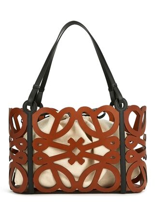 Loewe Kadın Taba Lazer Kesimli Deri Omuz Çantası Turuncu EU Loewe Kadın Taba Lazer Kesimli Deri Omuz Çantası Turuncu EU