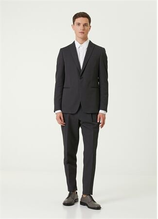 Palzileri Lab Erkek Gri Mikro Desenli Takım Elbise 50 IT
