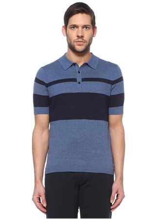 Palzileri Lab Erkek Mavi Polo Yaka T-shirt 46 IT Palzileri Lab Erkek Mavi Polo Yaka T-shirt 46 IT