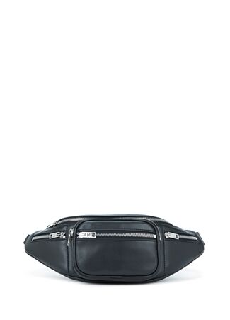 Alexander Wang Kadın Siyah Deri Bel Çantası EU