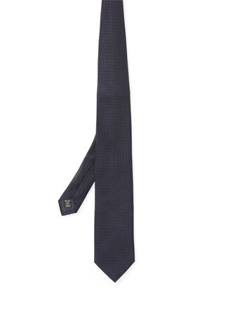 Zegna Erkek Lacivert Mikro Desenli Yün Kravat Eu Zegna Erkek Lacivert Mikro Desenli Yün Kravat Eu