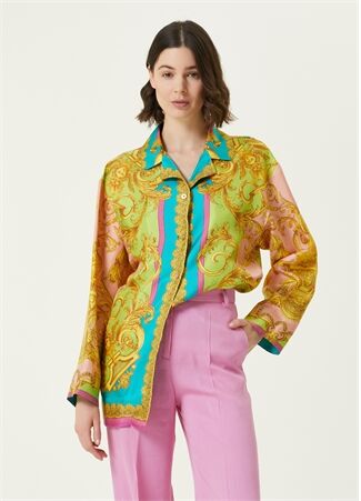 Versace Kadın Gömlek Sarı 38 It