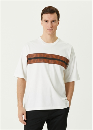 Zegna Erkek Use The Existing Beyaz Logolu T-shirt L IT