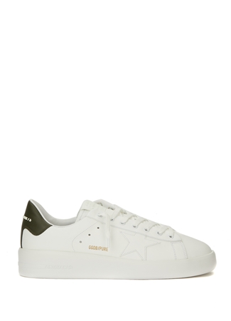 Golden Goose Erkek Beyaz Logolu Deri Sneaker 42 EU
