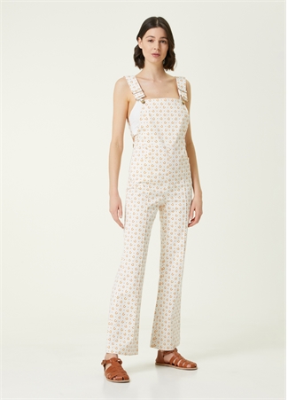 Faraway Kadın Creek Beyaz Gold Desenli Tulum 34 Eu Faraway Kadın Creek Beyaz Gold Desenli Tulum 34 Eu