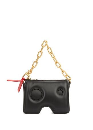 Off-White Kadın Siyah Deri Çanta EU