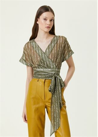 Network Kadın BLUZ Haki XS EU