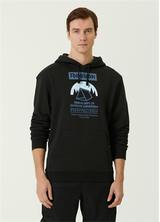 Reebok Erkek Camping Siyah Kapüşonlu Sweatshirt XL EU Reebok Erkek Camping Siyah Kapüşonlu Sweatshirt XL EU