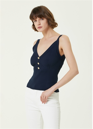Network Kadın Slim Fit Lacivert Kazak S EU Network Kadın Slim Fit Lacivert Kazak S EU