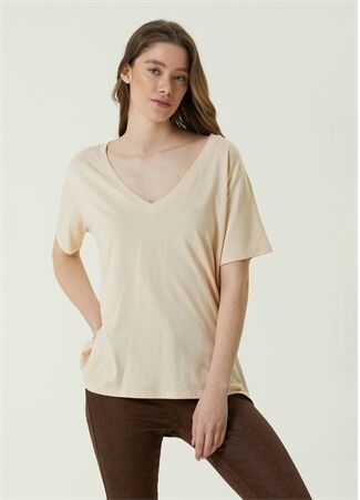 Network Kadın TSHIRT Bej S EU