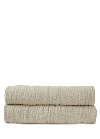 Graziano Home Cannette Gri Keten Battaniye