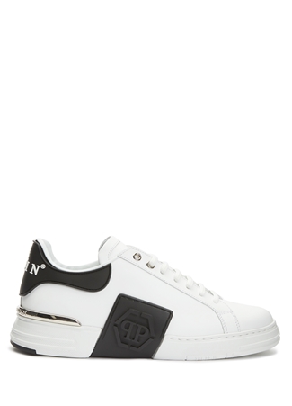 Philipp Plein Erkek Beyaz Logo Detaylı Deri Sneaker 4 Eu Philipp Plein Erkek Beyaz Logo Detaylı Deri Sneaker 4 Eu
