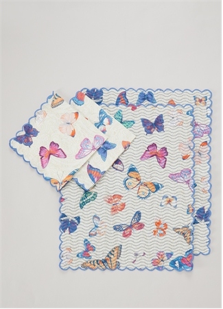 Etro Home 2li Kelebek Desenli Amerikan Servis Seti Bej Etro Home 2li Kelebek Desenli Amerikan Servis Seti Bej