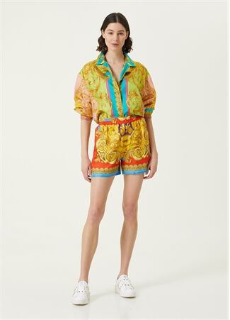 Versace Kadın Şort Mor 38 It