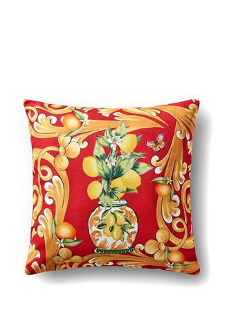 Chiara Alessi Capri Kırmızı 43x43 cm Dekoratif Yastık Çok Renkli Chiara Alessi Capri Kırmızı 43x43 cm Dekoratif Yastık Çok Renkli