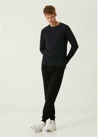 Beymen Collection Erkek Lacivert Uzun Kollu T-shirt S EU