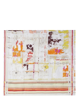 Beymen Collection Kadın Kırmızı Harita Desenli Şal EU Beymen Collection Kadın Kırmızı Harita Desenli Şal EU