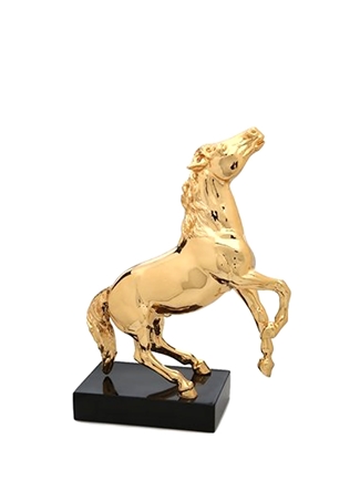 Accract Mermer Dekoratif Obje Altın Rengi