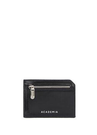 Academia Kadın Essential Siyah Deri Kartlık EU