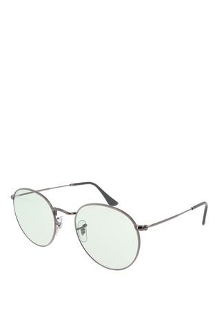 Ray-Ban Erkek Yuvarlak Formlu Güneş Gözlüğü Gri 50 EU