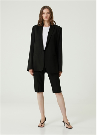 Toteme Kadın Siyah Desenli Şort 36 IT