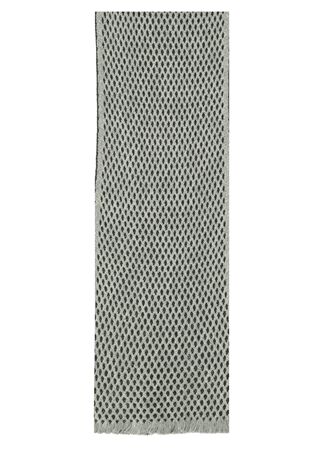 Beymen Club Erkek Antrasit Petek Dokulu Yün Atkı Gri EU