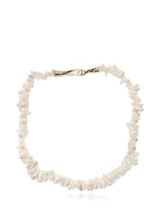 Linya Jewellery Kadın Mersa İncili Gümüş Rengi Kolye Altın EU Linya Jewellery Kadın Mersa İncili Gümüş Rengi Kolye Altın EU