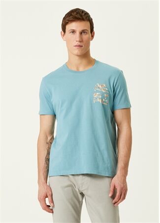 Etro Erkek Mavi Logolu T-shirt S EU