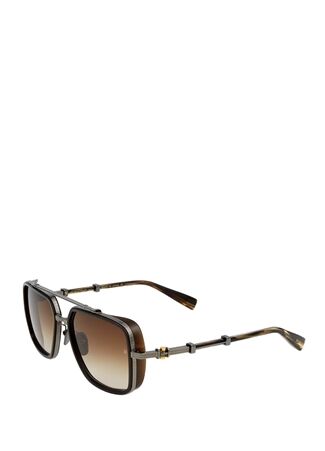 Balmain Erkek Siyah Kahverengi Güneş Gözlüğü EU