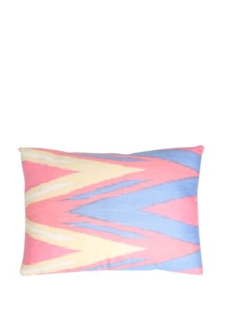 Har Orta Boy İkat Desenli Dekoratif Yastık Çok Renkli
