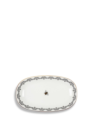 Some Home İstanbul Bee Happy Collectıon Arı Figürlü 34 Cm Kayık Servis Tabak Çok Renkli Some Home İstanbul Bee Happy Collectıon Arı Figürlü 34 Cm Kayık Servis Tabak Çok Renkli