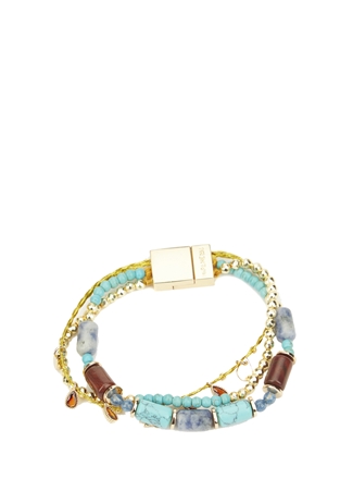 Hipanema Kadın Turkuaz Boncuklu Bileklik Mavi S EU Hipanema Kadın Turkuaz Boncuklu Bileklik Mavi S EU