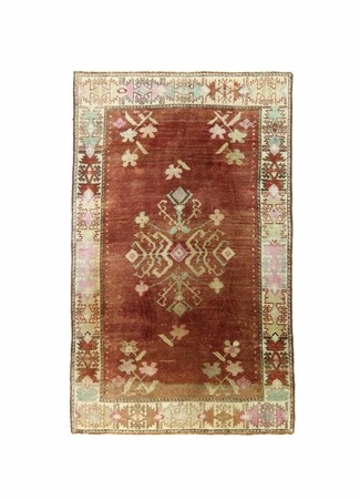 Soho Antiq Venus Etnik Desenli El Dokuması Yün Halı Çok Renkli