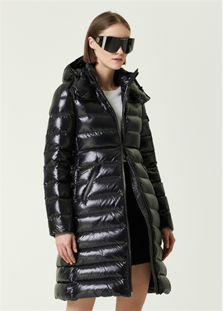 Moncler Kadın Moka Siyah Kapüşonlu Uzun Puff Mont 0 US Moncler Kadın Moka Siyah Kapüşonlu Uzun Puff Mont 0 US