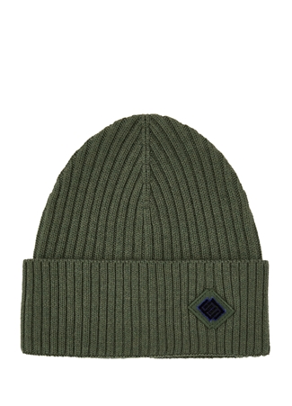 Eton Erkek Yeşil Logolu Çizgi Dokulu Yün Bere EU Eton Erkek Yeşil Logolu Çizgi Dokulu Yün Bere EU