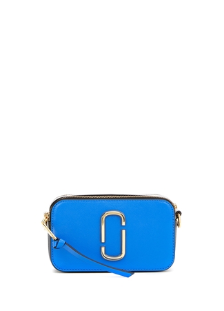 Marc Jacobs (The) Kadın Snapshot Mavi Logo Detaylı Deri Omuz Çantası EU