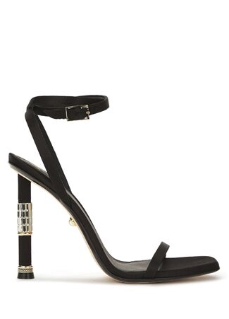 Alevi Kadın Letizia Siyah İpek Sandalet 36 EU