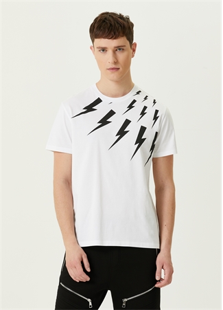 Neil Barrett Erkek TSHIRT Siyah S EU Neil Barrett Erkek TSHIRT Siyah S EU