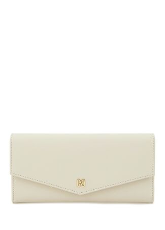 Network Kadın Bej Deri Cüzdan EU