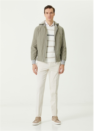 Brunello Cucinelli Erkek Beyaz Pantolon 46 IT Brunello Cucinelli Erkek Beyaz Pantolon 46 IT