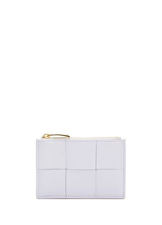 Bottega Veneta Kadın Lila Deri Kartlık Mor Eu