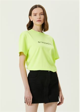 Givenchy Kadın TSHIRT Sarı XS EU
