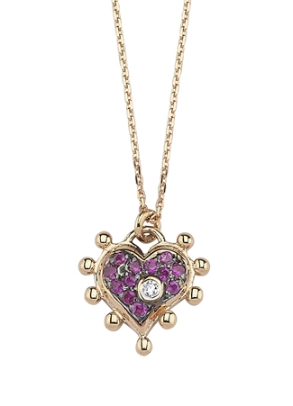Collection-Selda Jewellery Kadın Kalp Detaylı Pırlantalı Altın Rengi Kolye EU Collection-Selda Jewellery Kadın Kalp Detaylı Pırlantalı Altın Rengi Kolye EU