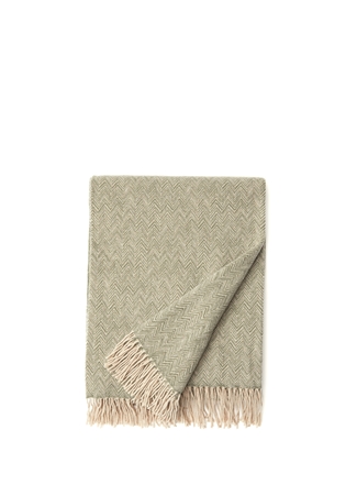 Missoni Home Yoda Vizon Desenli Yün Throw Bej Missoni Home Yoda Vizon Desenli Yün Throw Bej