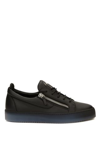Giuseppe Zanotti Erkek Siyah Fermuar Detaylı Deri Sneaker 39.5 EU Giuseppe Zanotti Erkek Siyah Fermuar Detaylı Deri Sneaker 39.5 EU